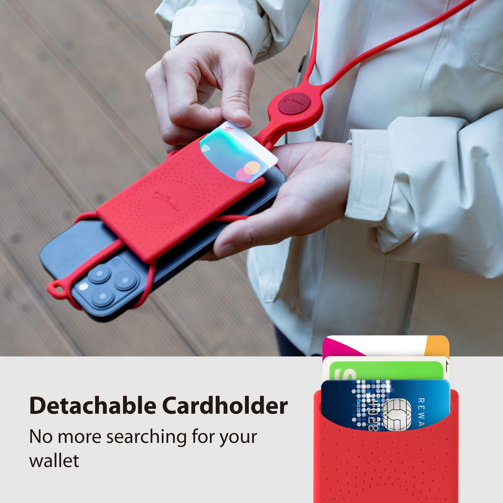 Lanyard PhoneTie 3 - Card Holder - Lanyard with Mobile Phone Holder ...