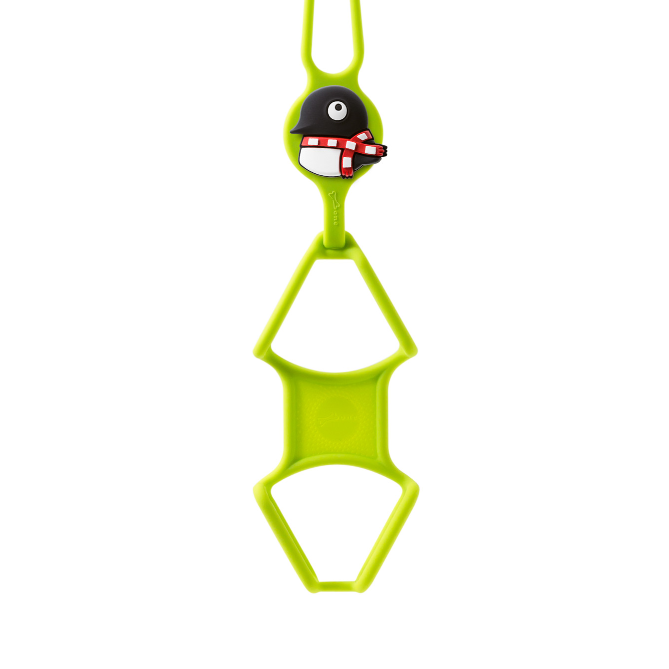 Phone Lanyard - Black - Bone